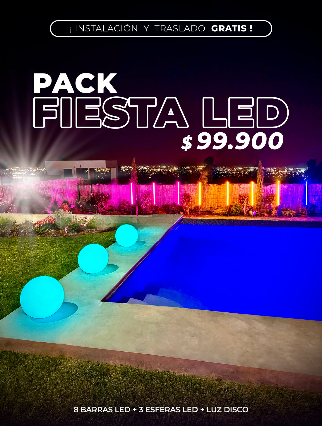 Pack Fiesta Led- Evento Led – Evento led